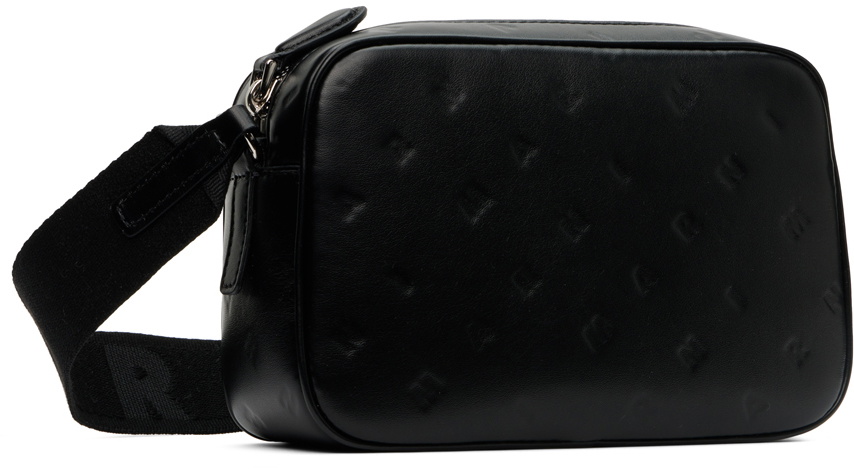 Marni Black Embossed Messenger Bag Marni