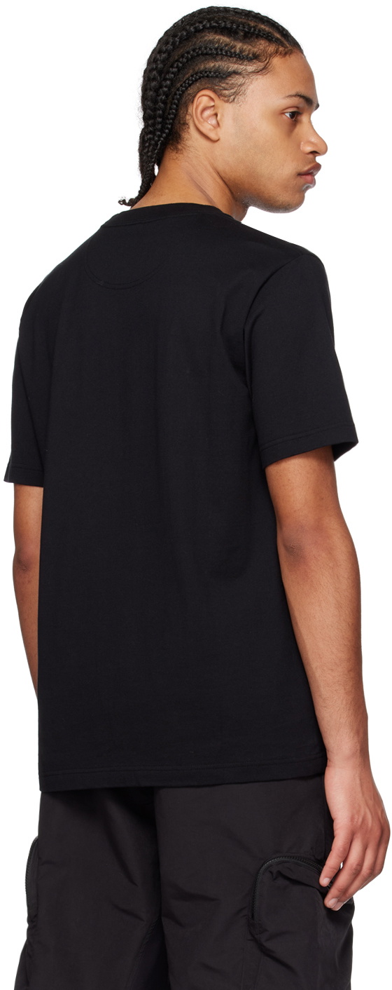 White Mountaineering®︎ Black Flocked T-Shirt
