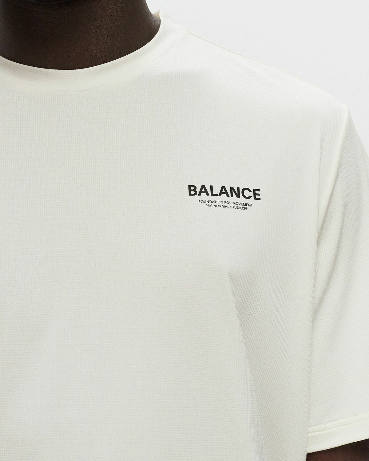 Pas Normal Studios Balance T Shirt White Shortsleeves Pas Normal Studios