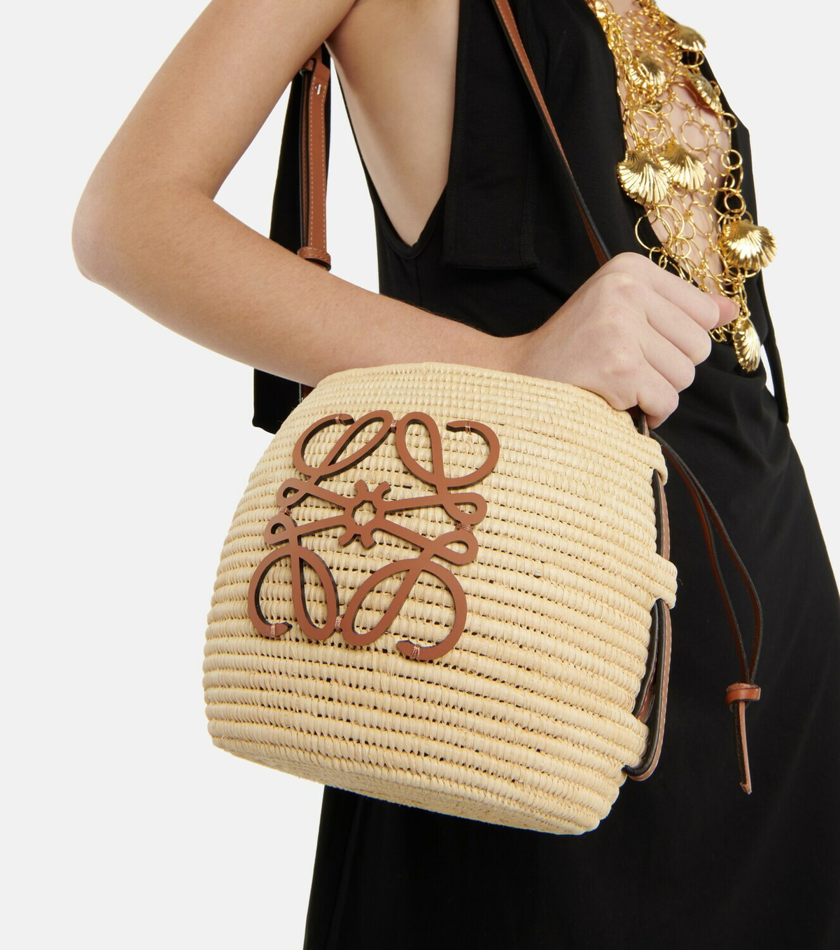 Loewe Paula's Ibiza Beehive raffia bucket bag Loewe