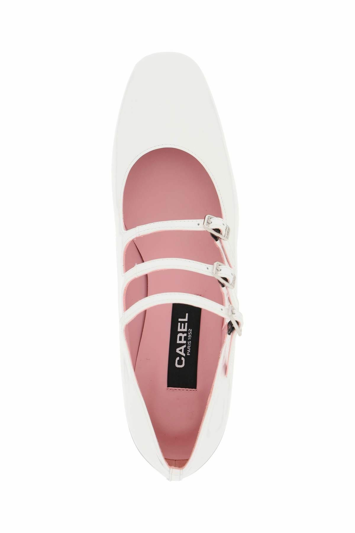 CAREL patent leather ariana mary jane White Carel Paris