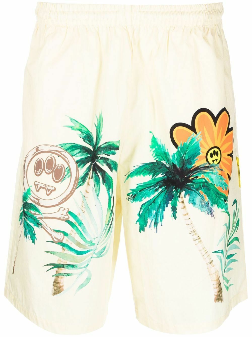 BARROW - Printed Cotton Shorts Barrow