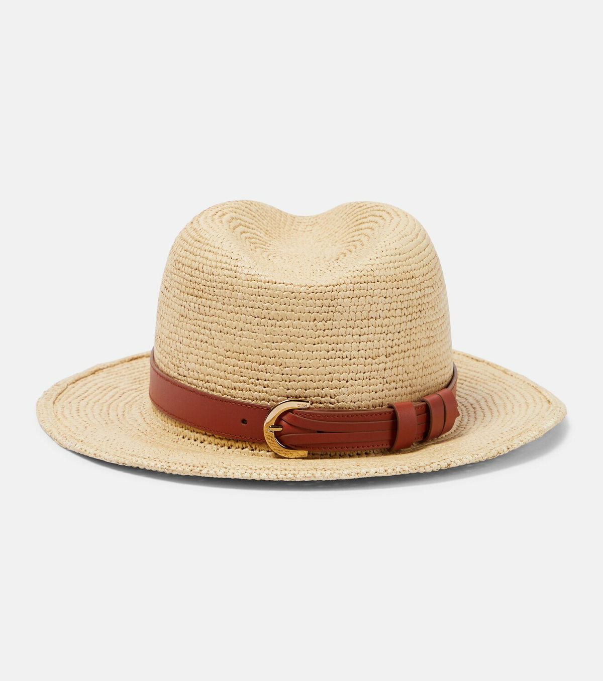 Chloé x Borsalino embellished straw hat Chloe