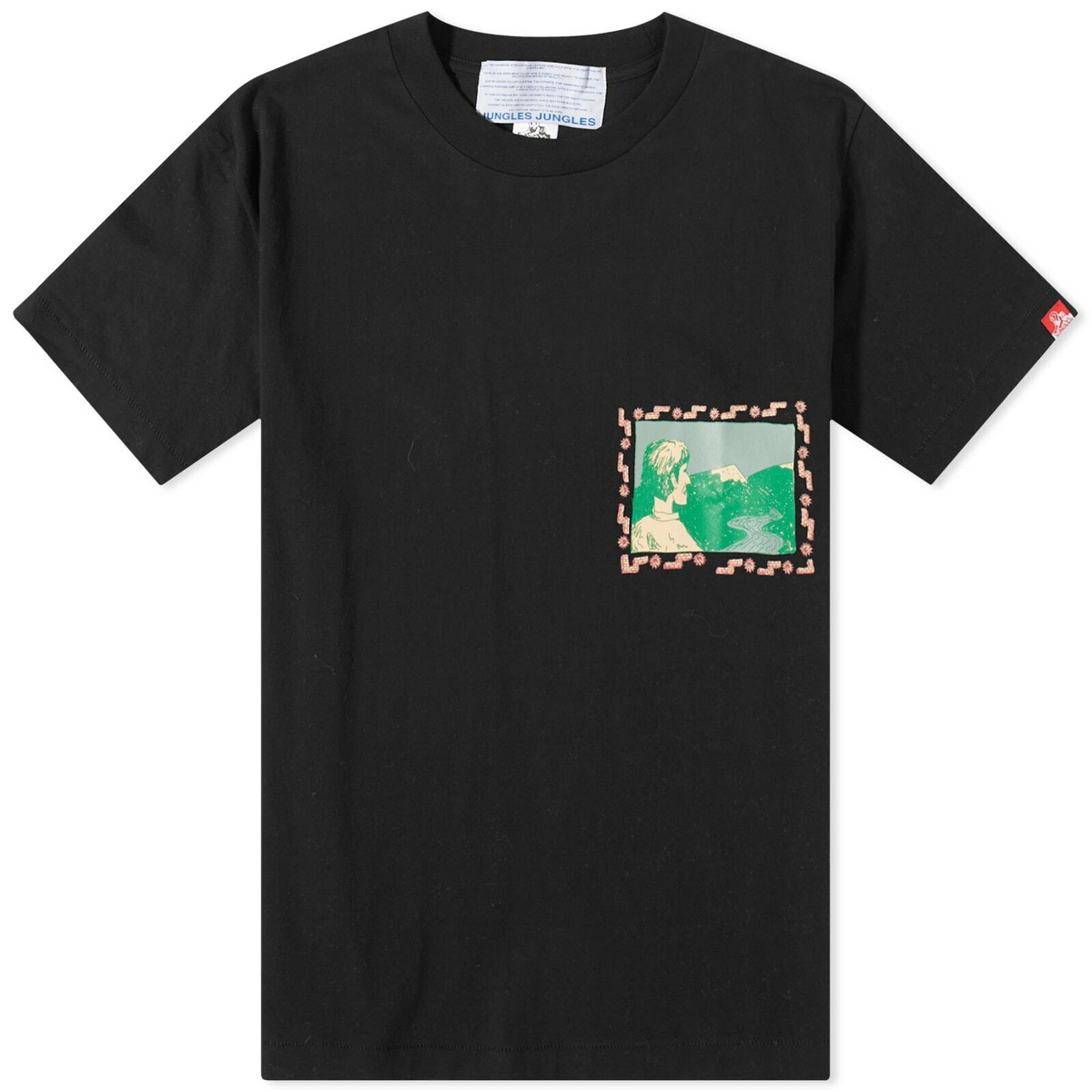 Jungles Jungles Men's Tranquilo T-Shirt in Black Jungles Jungles