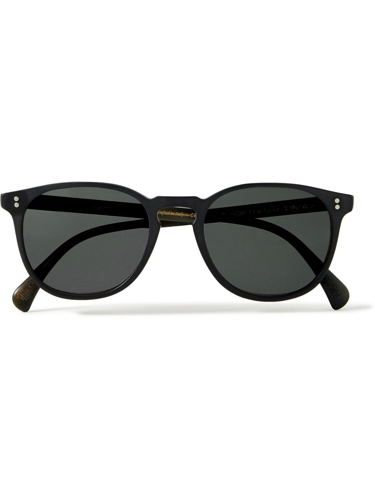 OLIVER PEOPLES - Finley Esq D-Frame Matte-Acetate Polarised Sunglasses ...