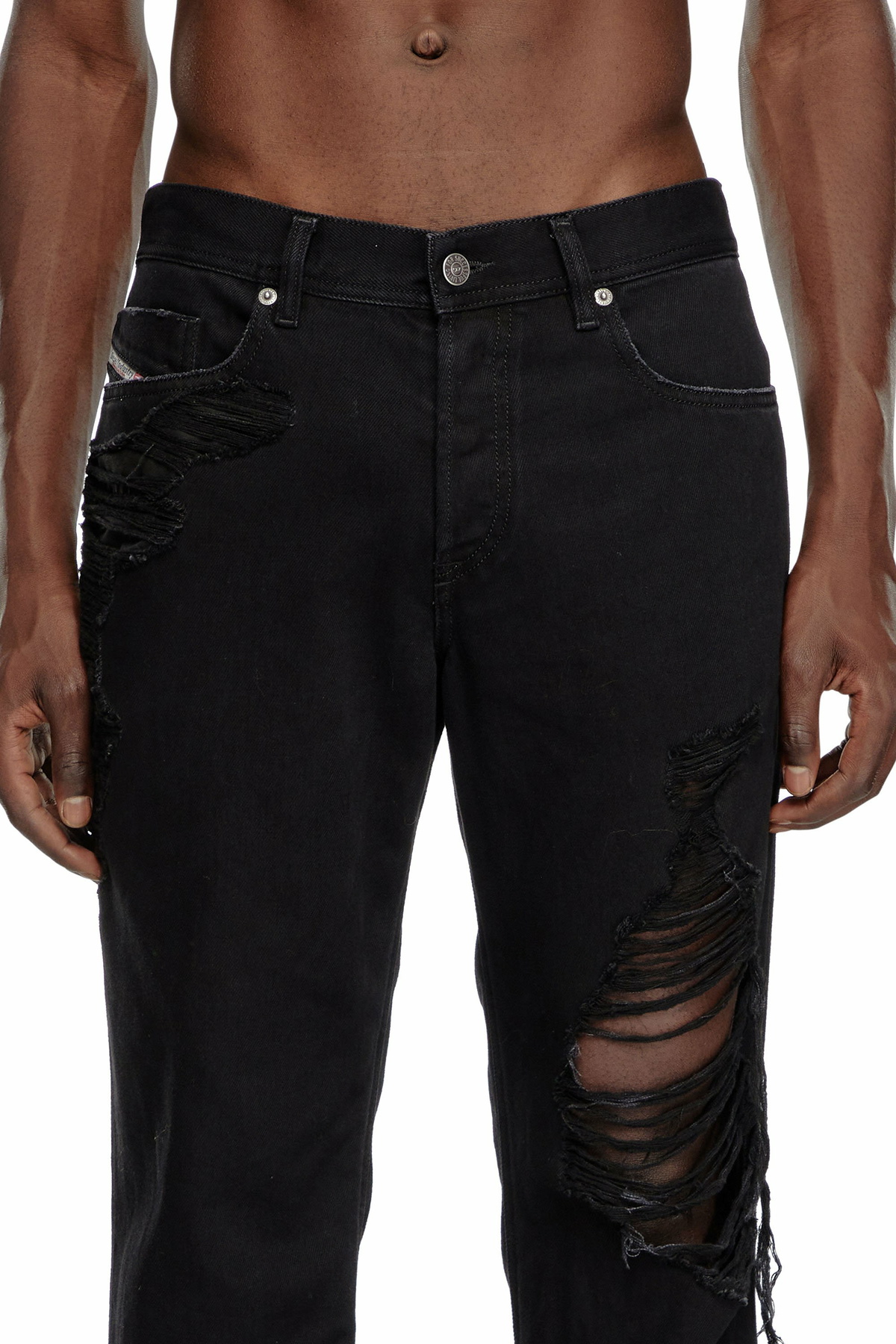 Diesel Regular Jeans - 2023 D-Finitive - Jeans Mens in Black Diesel