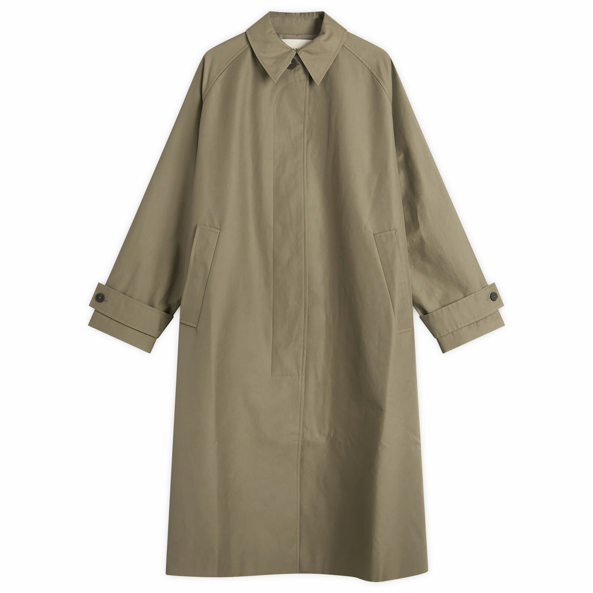 Studio Nicholson Women's Holin Everyday Mac in Dark Dusk Studio Nicholson