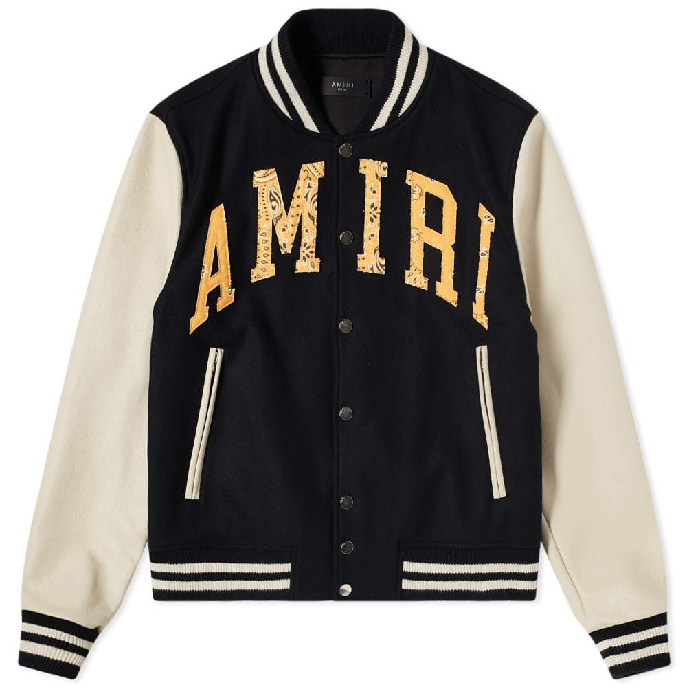 Amiri Vintage Applique Varsity Jacket Amiri