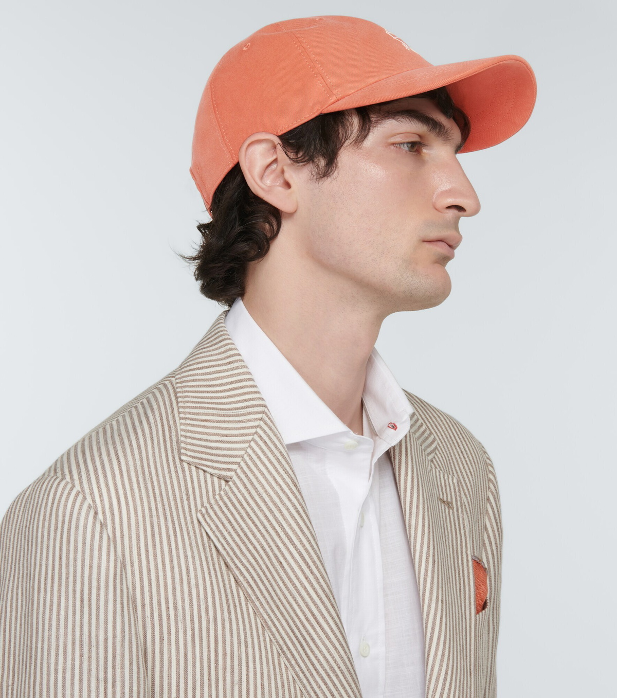 Brunello Cucinelli - Embroidered cotton baseball cap Brunello Cucinelli