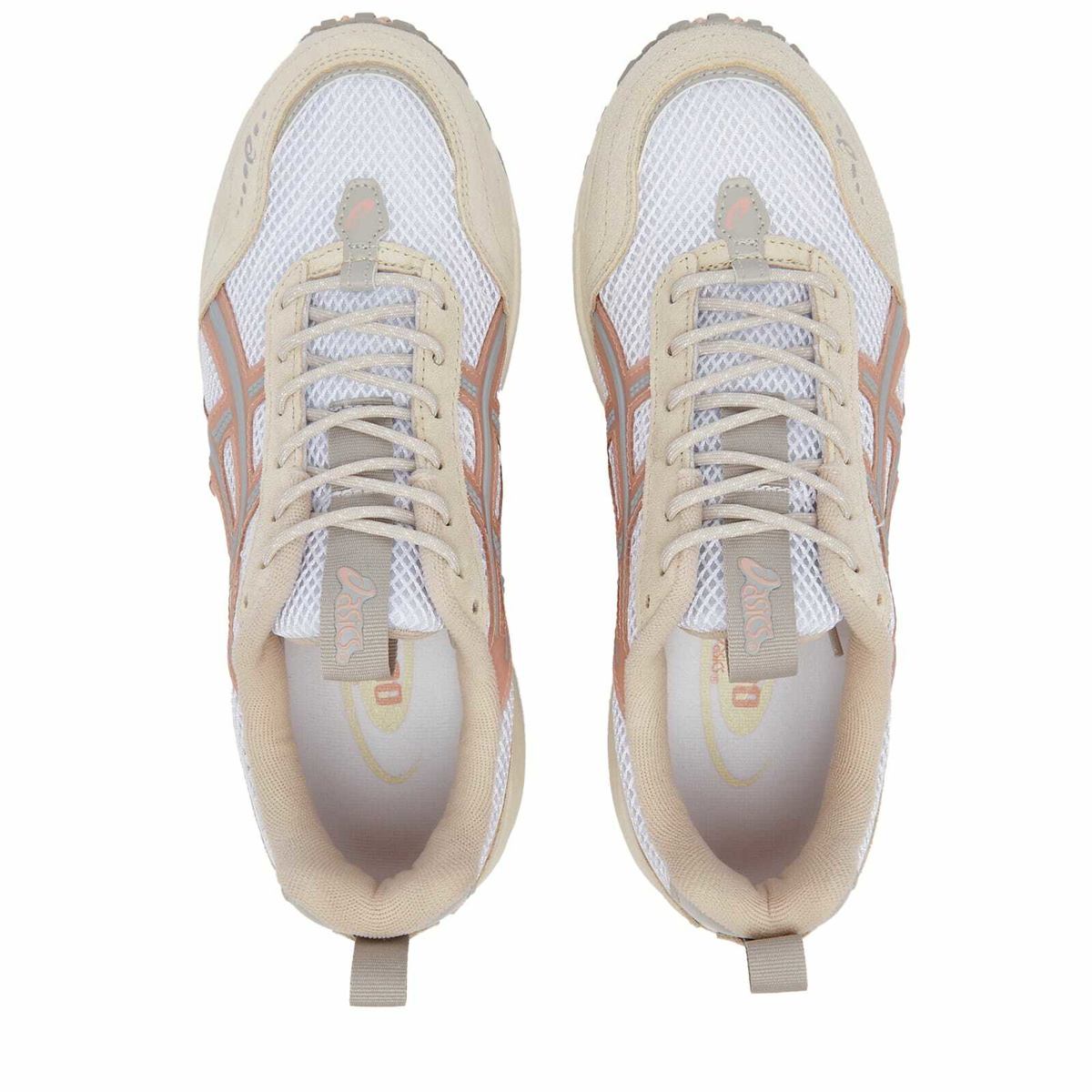 Asics Women's Gel-1090V2 Sneakers in White/Maple Sugar ASICS