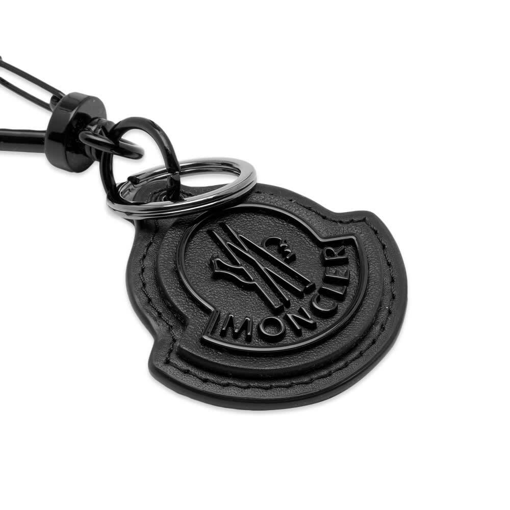Moncler Women's Logo Key Ring in Black Moncler