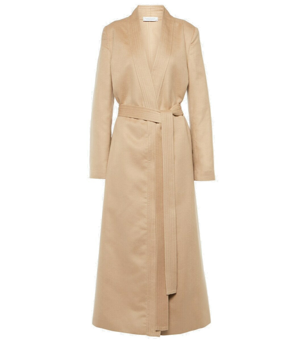 Gabriela Hearst Devon wrap silk coat Gabriela Hearst