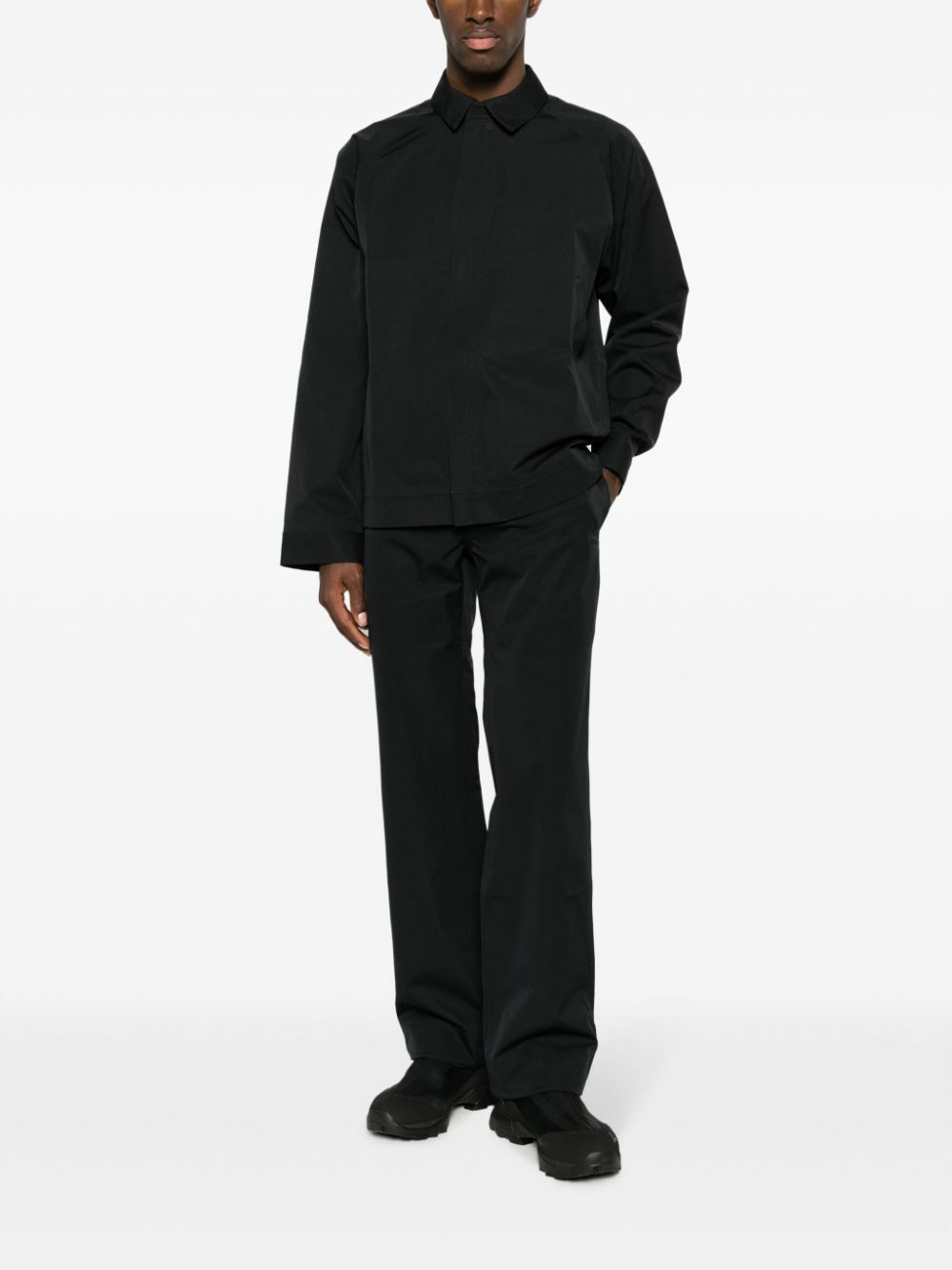 BLAEST Black Standal Straight-LegTrousers Blaest