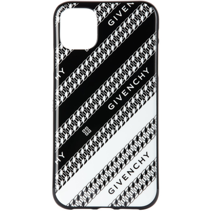Givenchy Black and White Chain iPhone 11 Case Givenchy