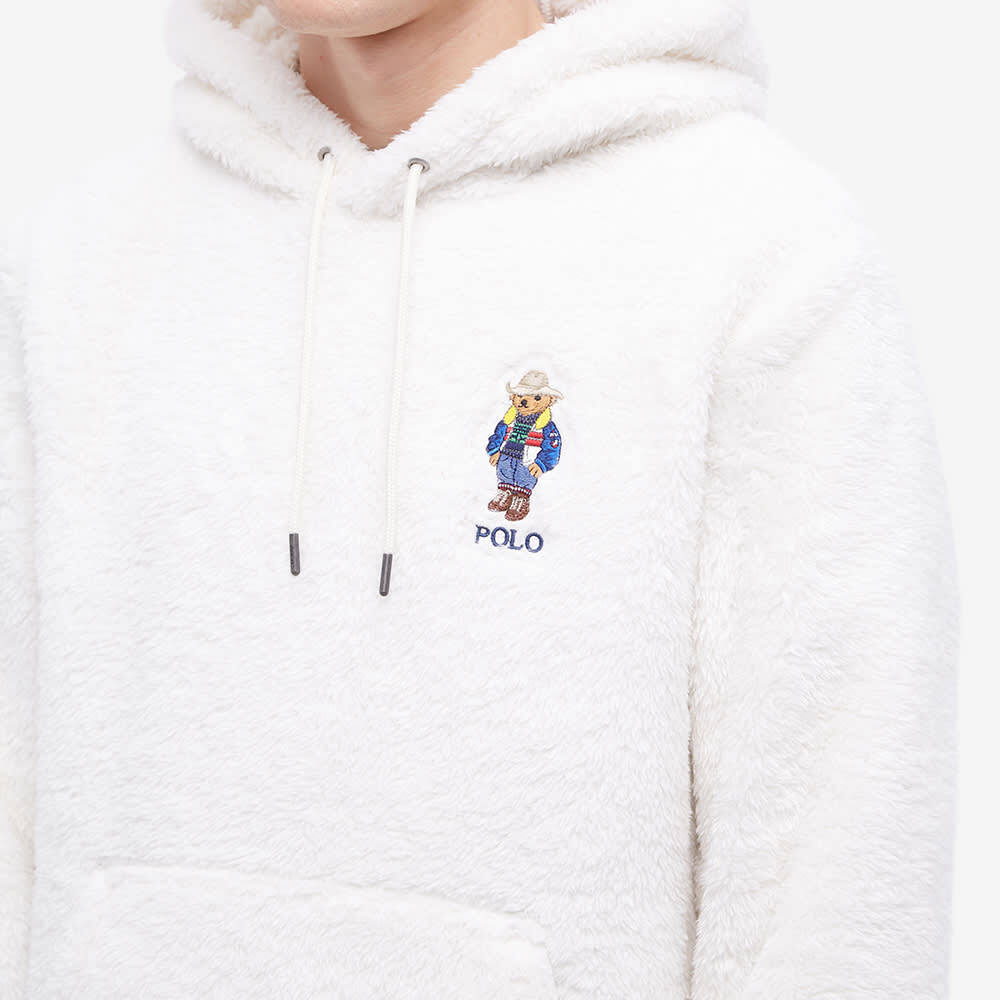 Polo Ralph Lauren Men's Sun Valley Bear Pile Fleece Popover Hoody in ...