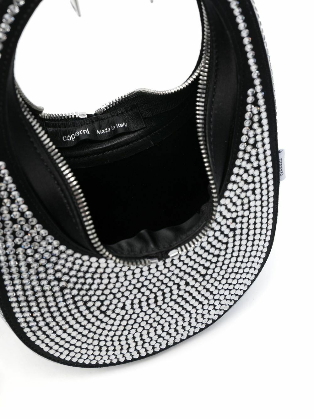 COPERNI - Mini Swipe Crystal Embellished Leather Handbag Coperni
