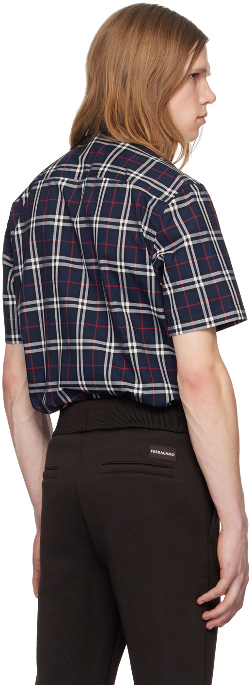 Burberry Blue Check Shirt Burberry