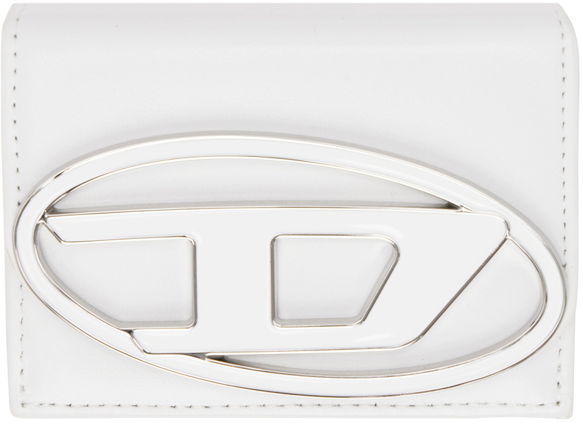 Diesel White 1dr Tri Fold Coin Xs II Wallet Diesel