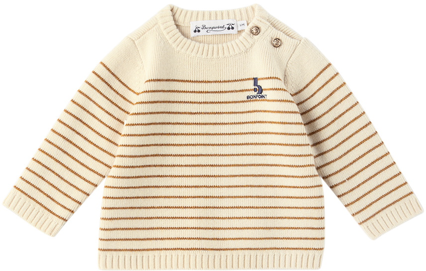 Bonpoint Baby Beige Aleksi Sweater Bonpoint