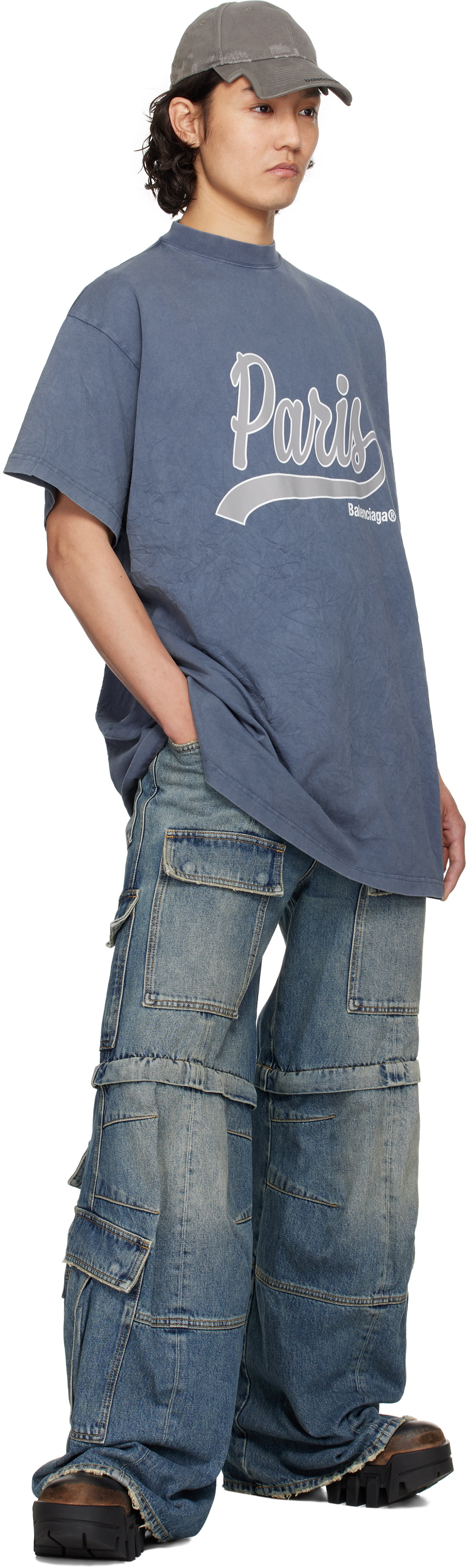 Balenciaga Black Bulldozer Harness Boots Balenciaga