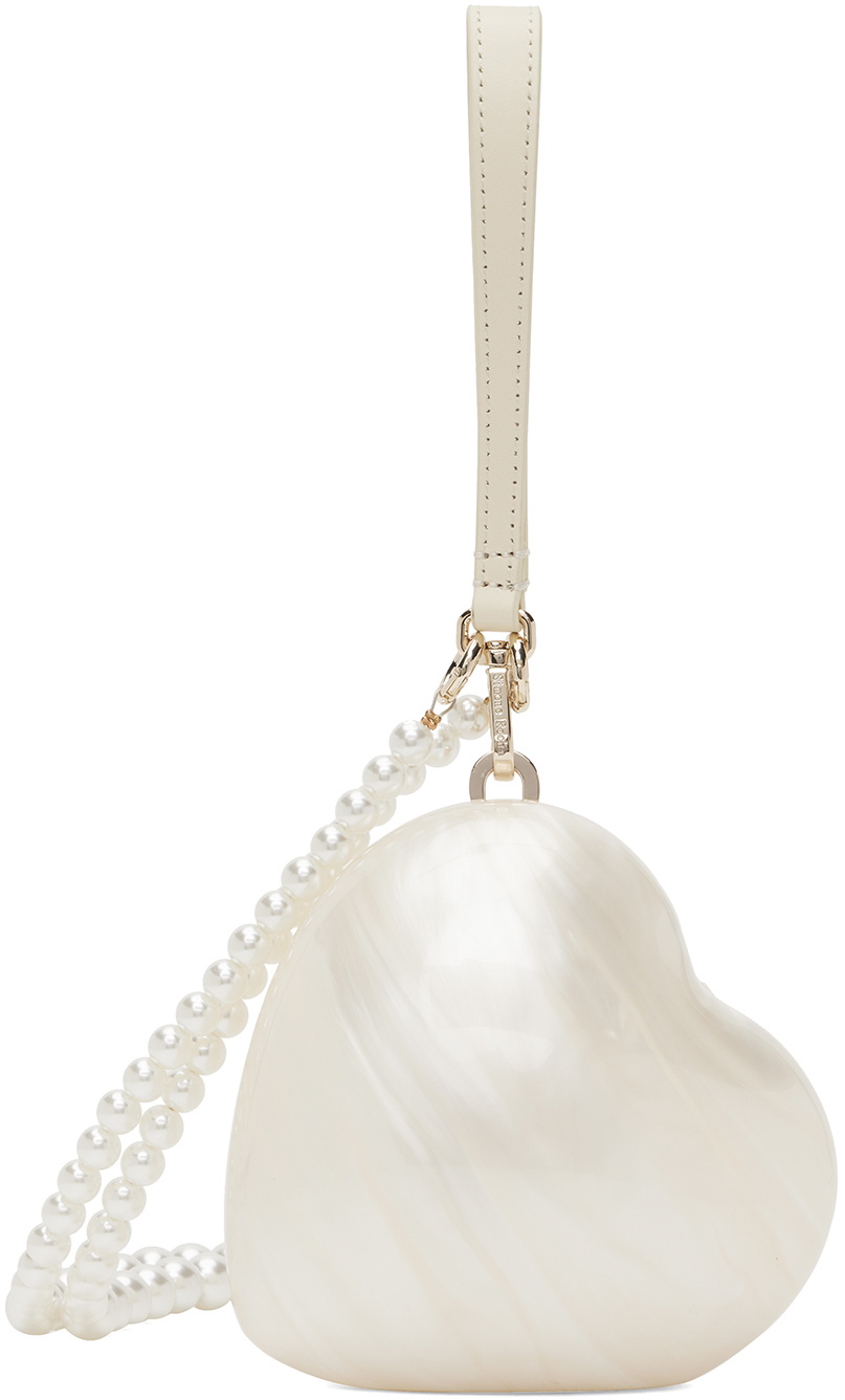 Simone Rocha Off-White Micro Heart Bag Simone Rocha