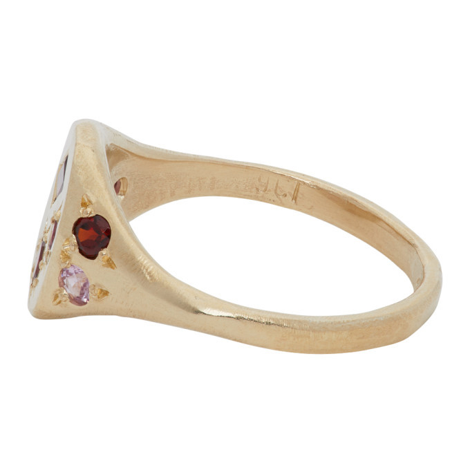 Seb Brown Gold Ruby Red Ring Seb Brown