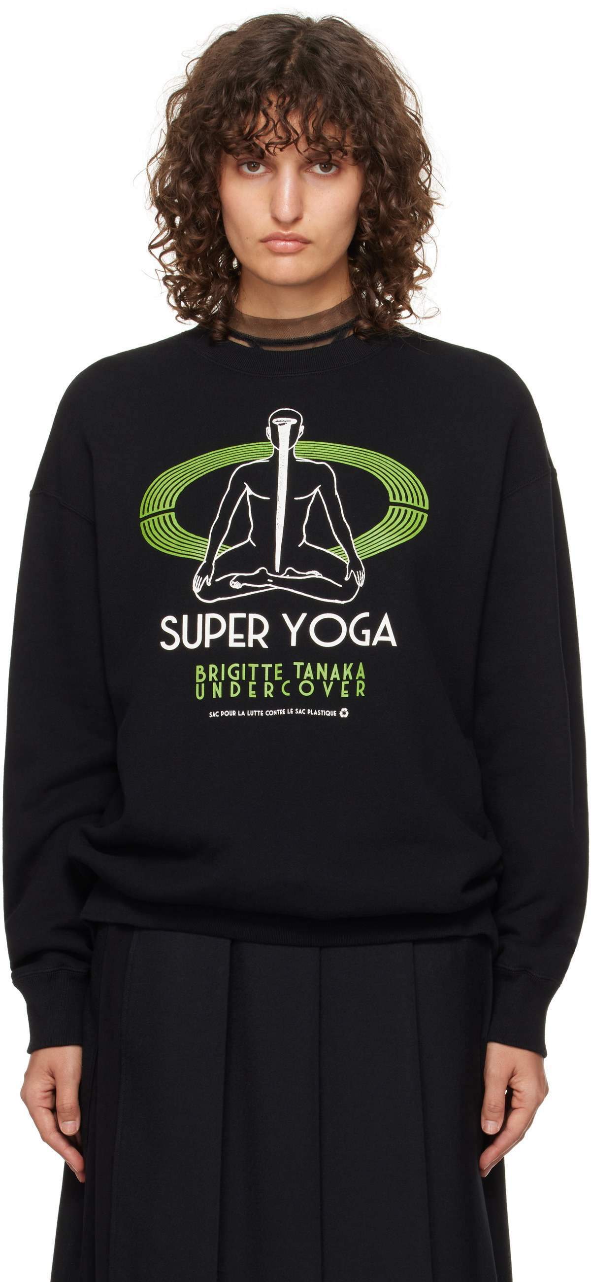 UNDERCOVER Black Brigette Tanaka Edition UC2D1894-2 Sweatshirt Undercover