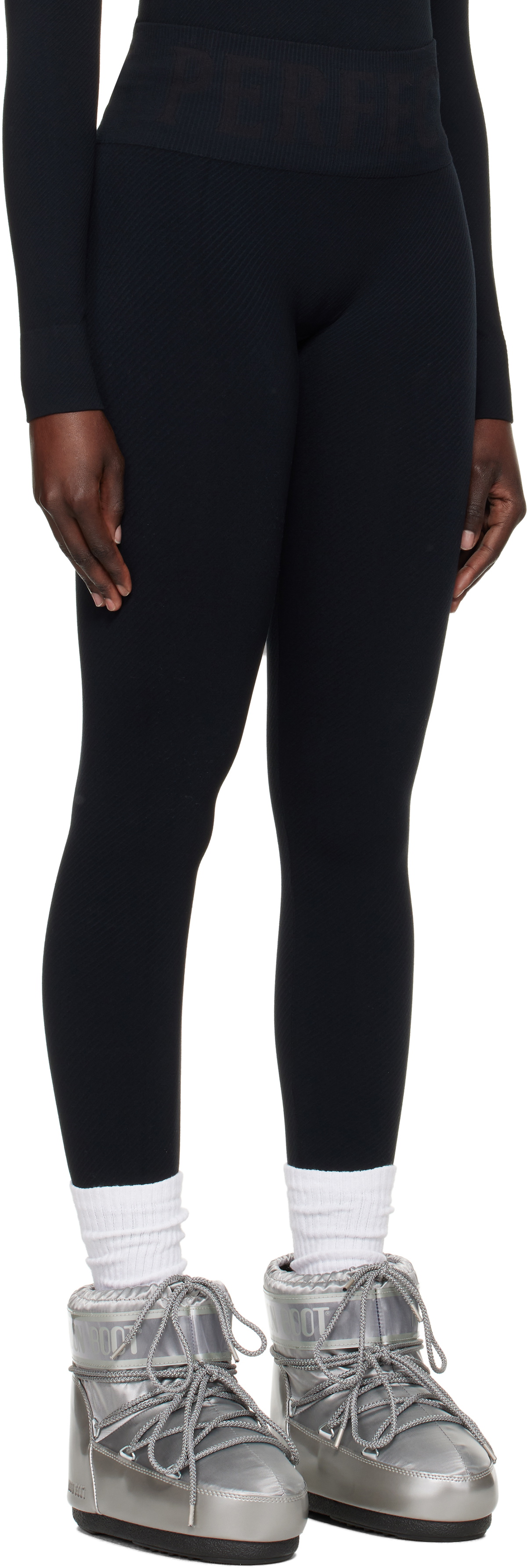Perfect Moment Black Seamless Sport Leggings Perfect Moment