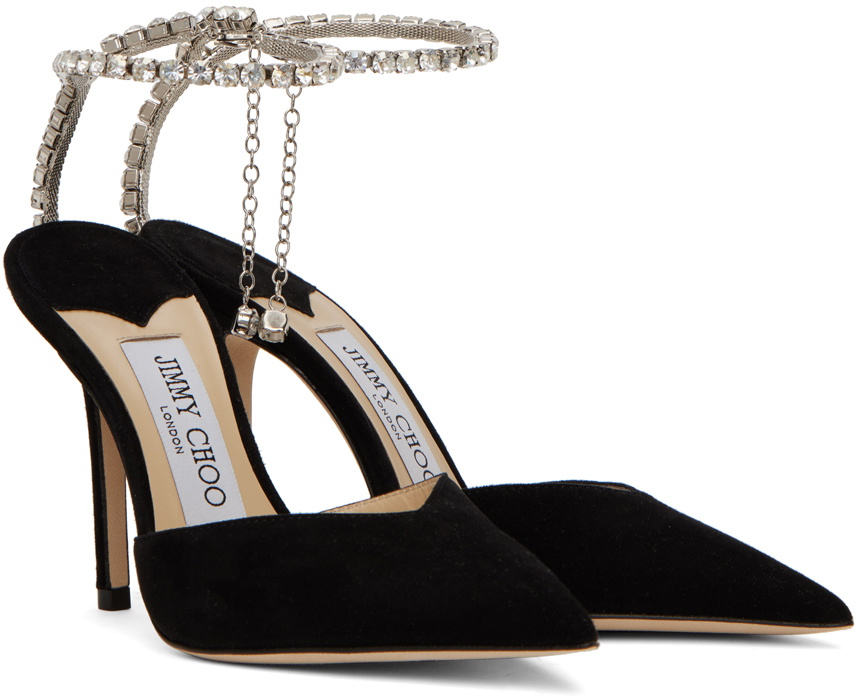 Jimmy Choo Black Saeda 100 Heels Jimmy Choo