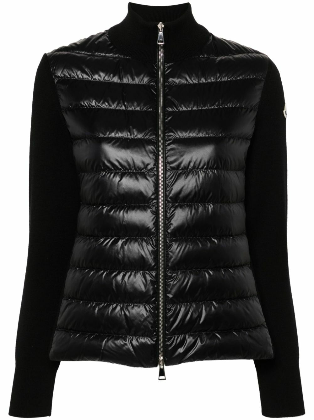 Moncler Black High-Neck Quilted Jacket Moncler