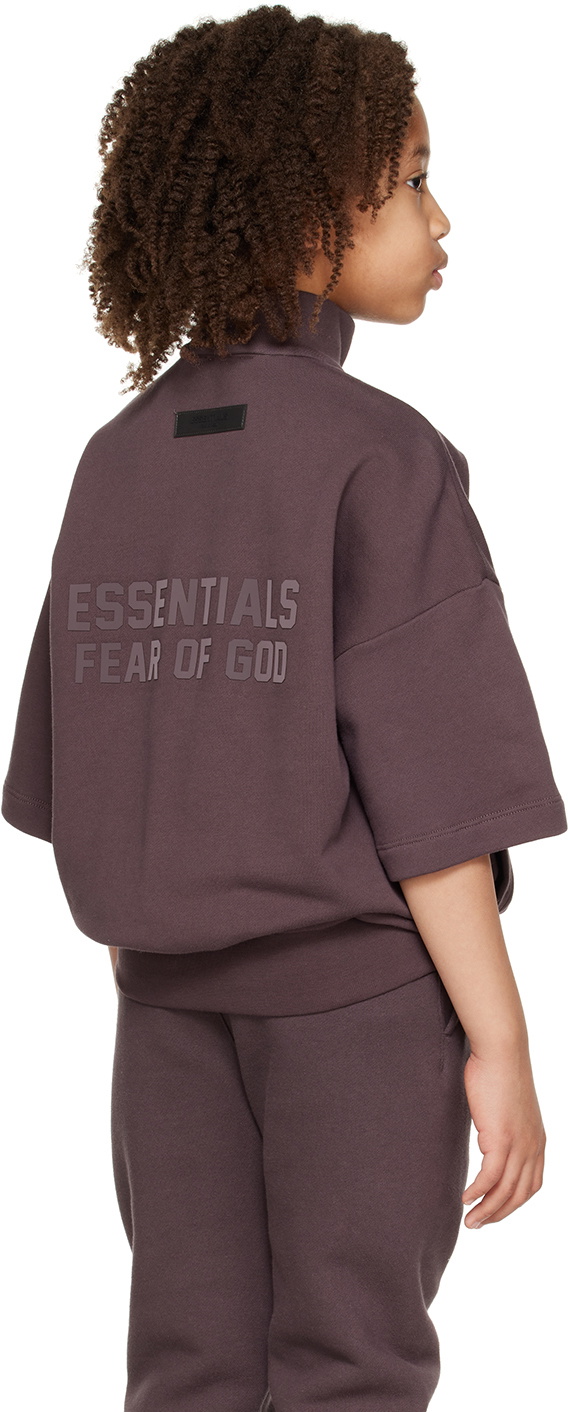 Essentials Kids Purple Half-Zip Sweatshirt Essentials