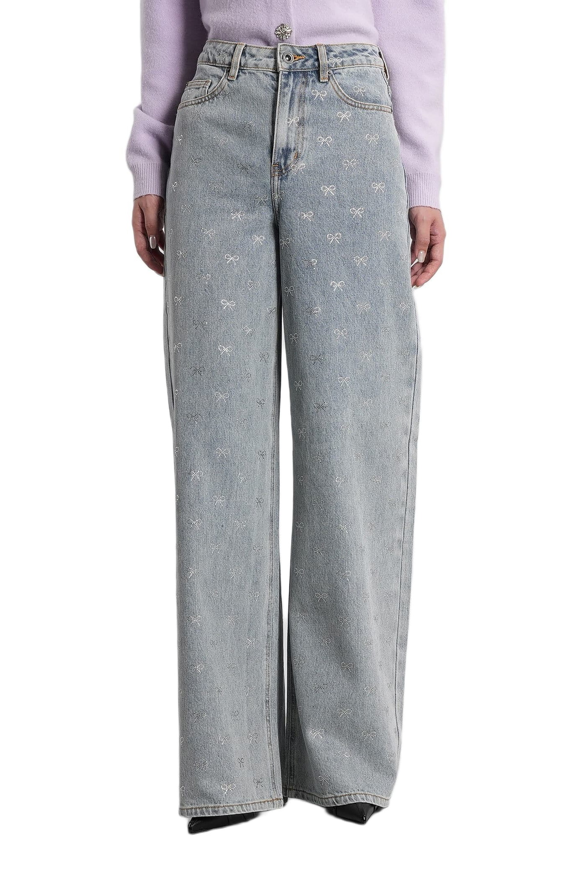 self-portrait Jeans In Blue Cotton Self-Portrait