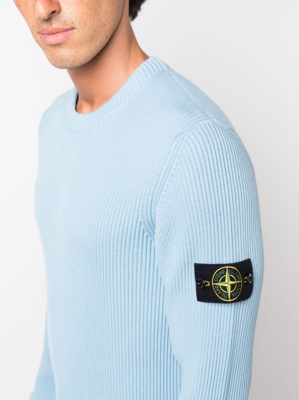 Light Blue Stone Island Jumper at Victoria Gregory blog