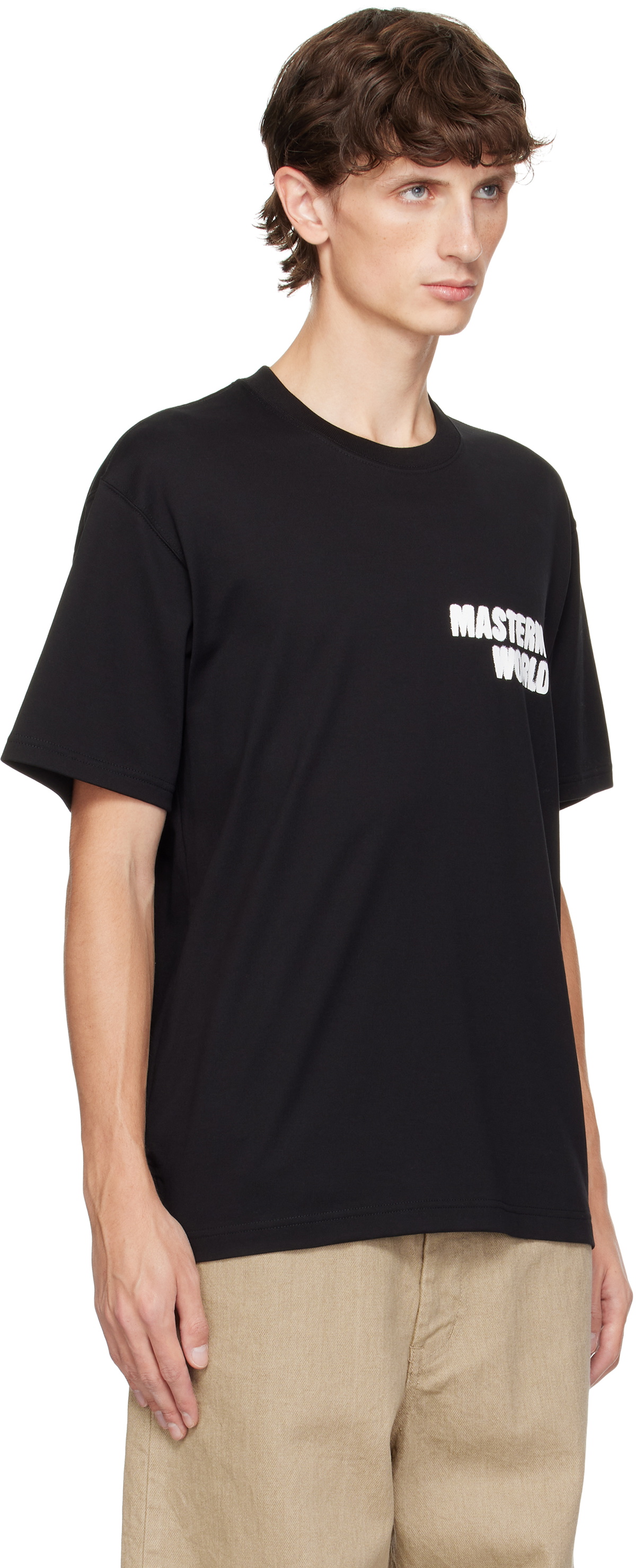 MASTERMIND WORLD Black Spray Paint T-shirt MASTERMIND WORLD