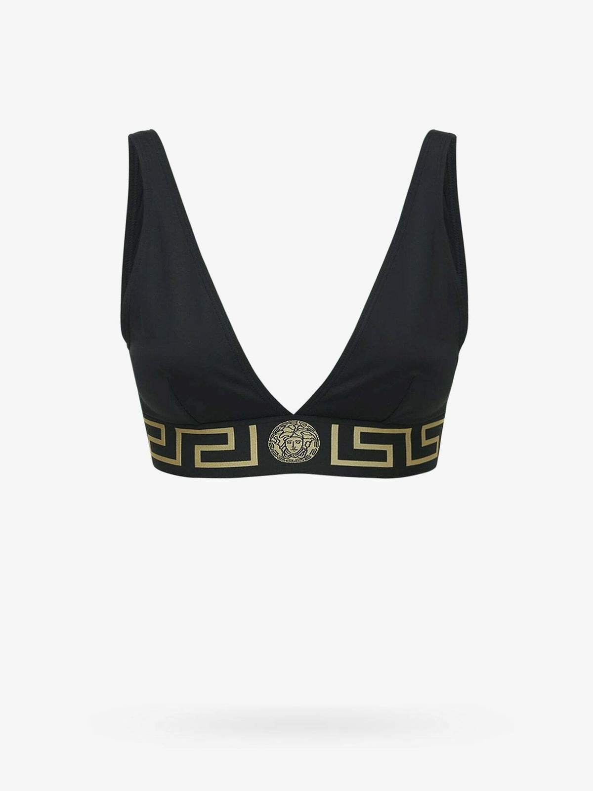Versace Bikini Top Black Womens Versace