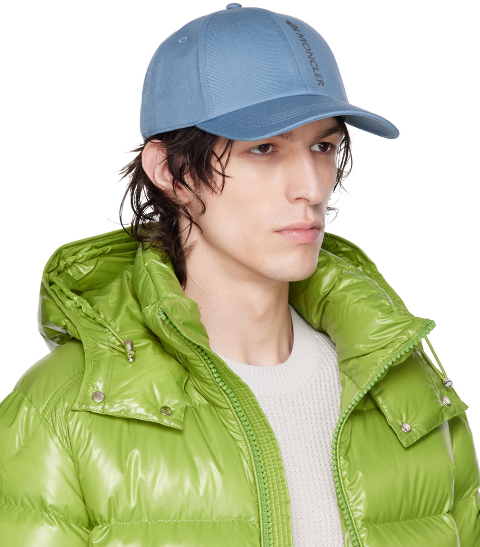 Moncler Blue Logo Cap Moncler