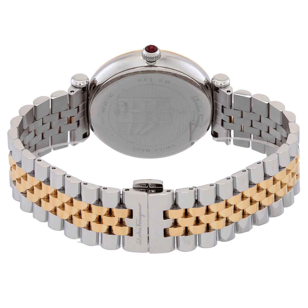 Ferragamo Ora Moon Phase Quartz Silver Dial Ladies Watch SFUW00422 ...