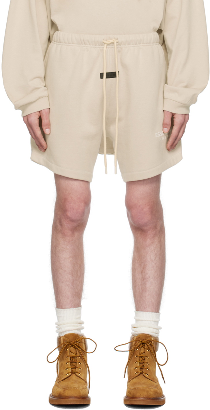 Fear of God ESSENTIALS Taupe Drawstring Shorts Fear Of God Essentials