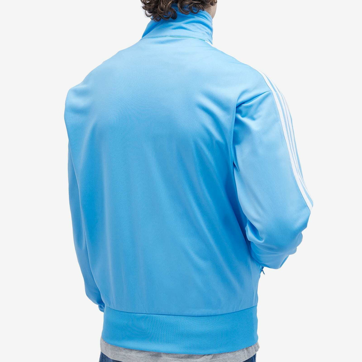 Adidas Men's Firebird Track Top in Semi Blue Burst adidas