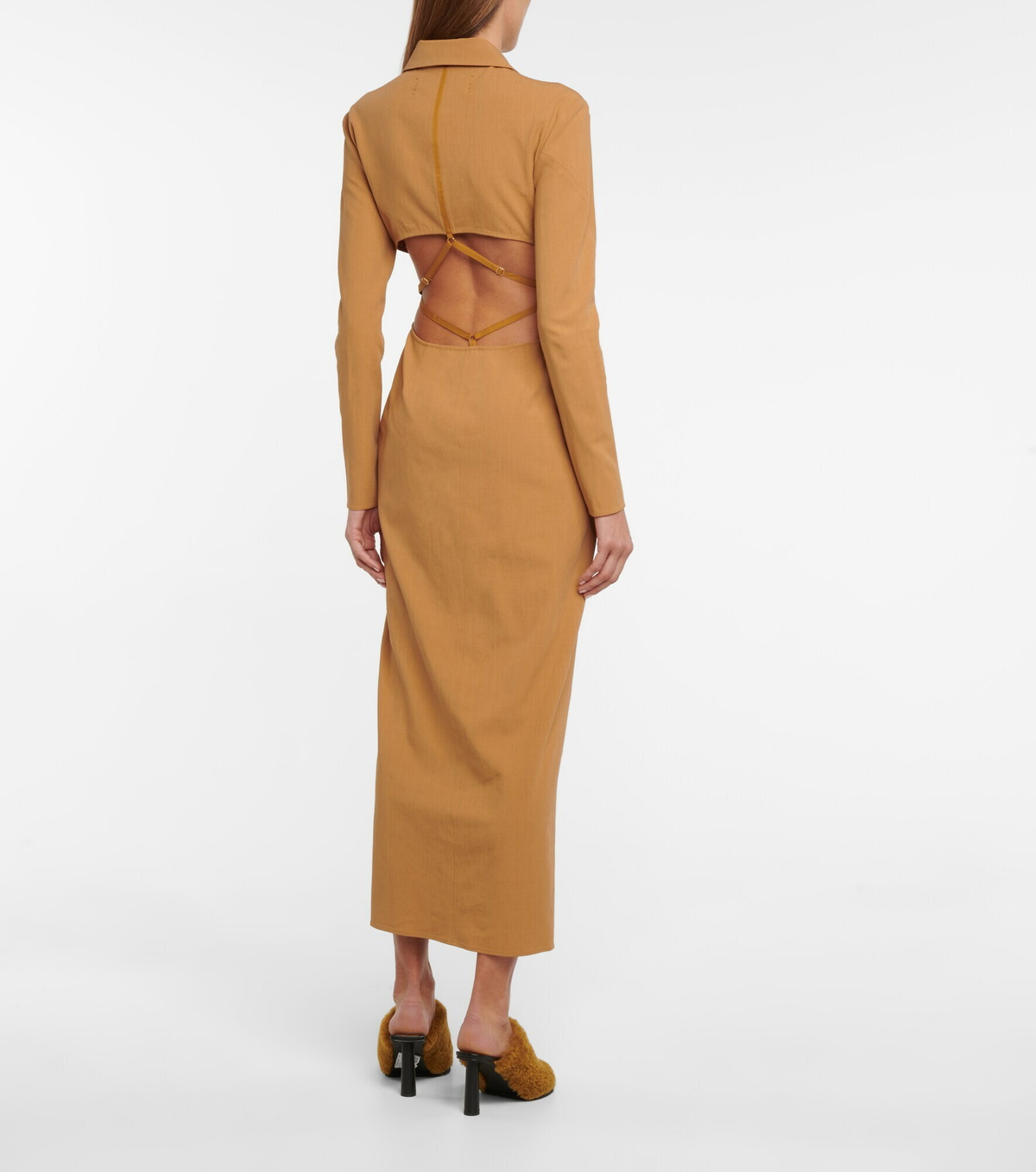 Jacquemus - La Robe Obiou linen-blend maxi dress Jacquemus