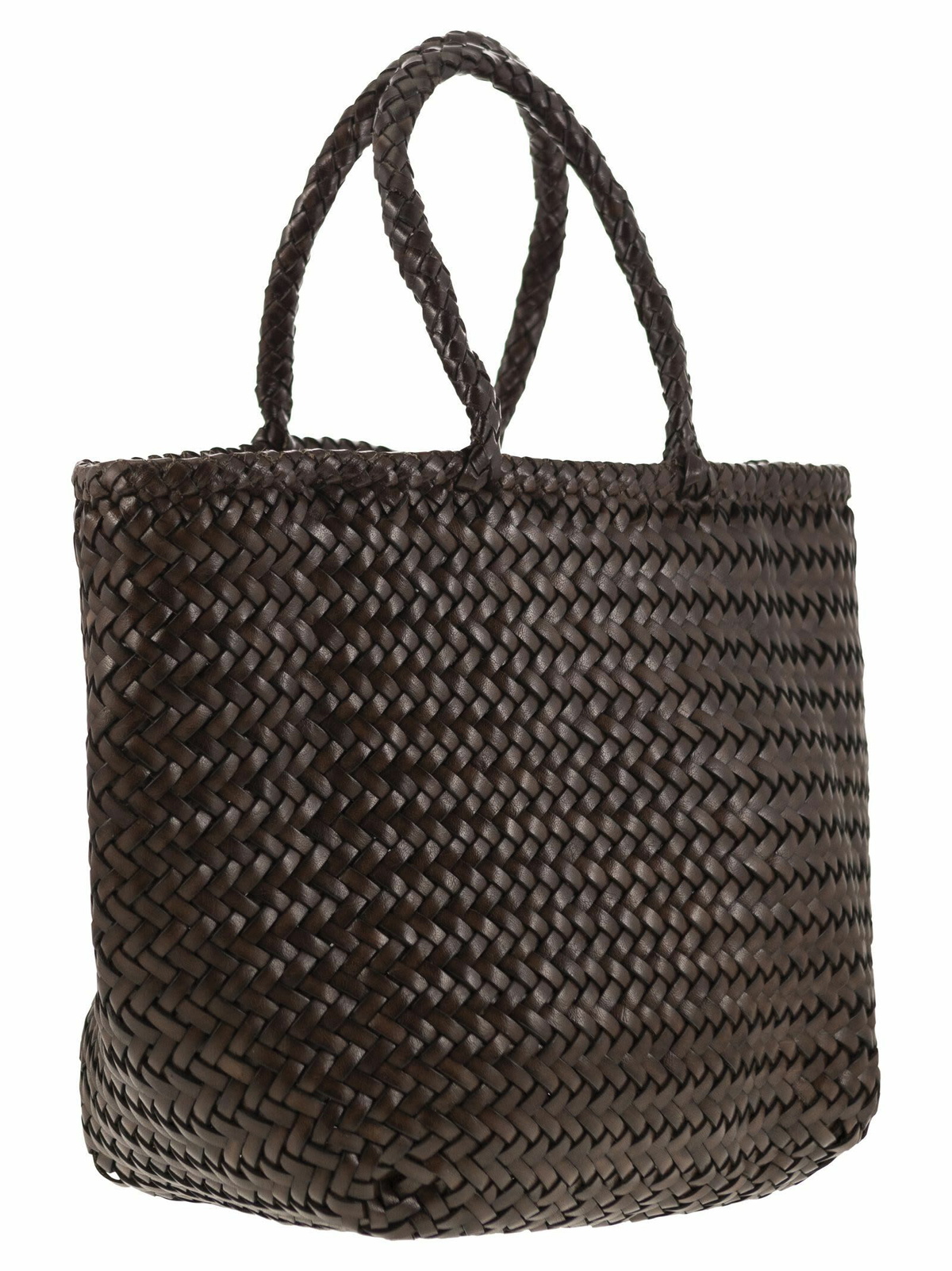 Dragon Diffusion Grace Basket Small - Woven Leather Bag Dragon Diffusion