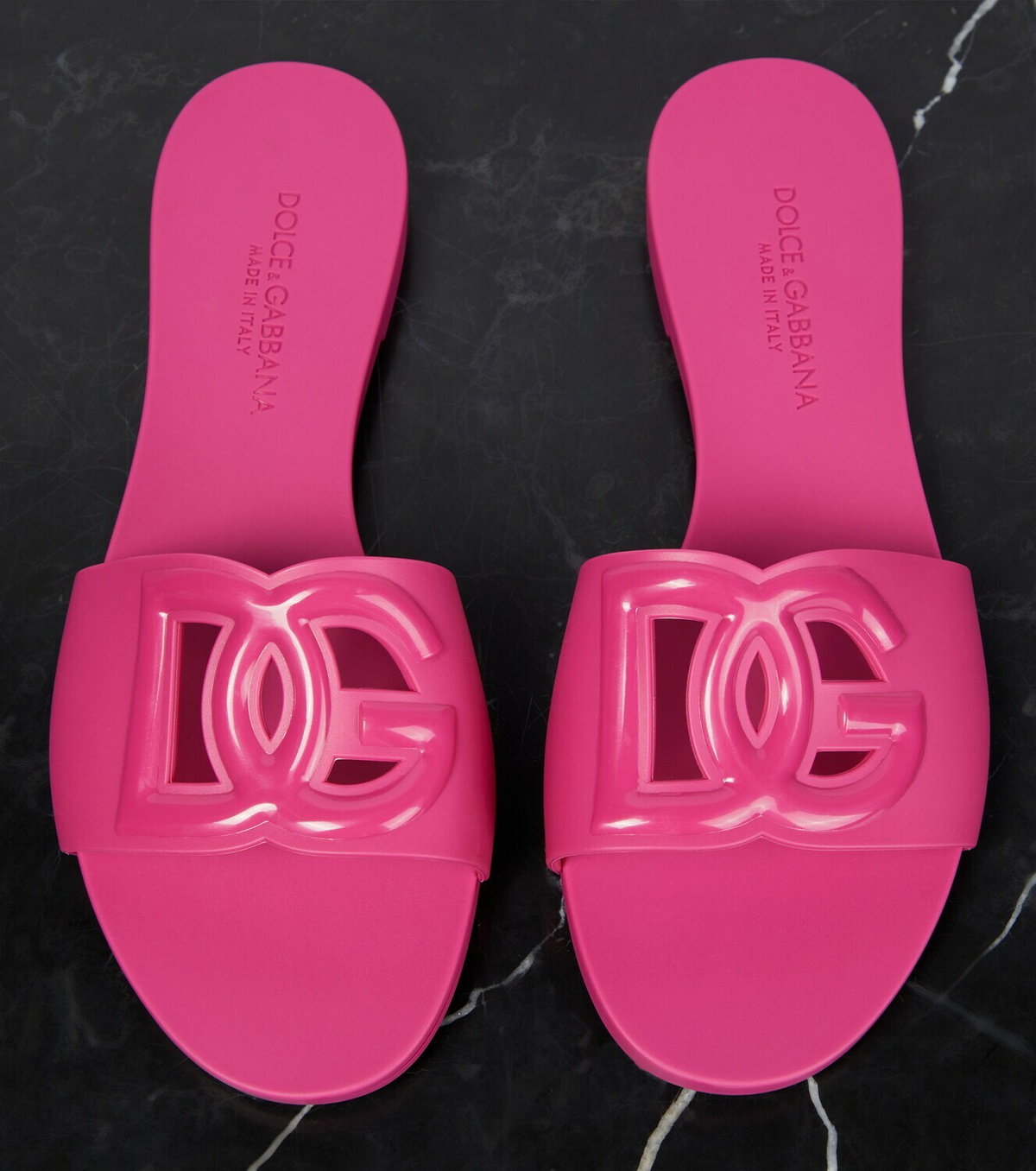 Dolce&Gabbana DG cutout slides Dolce & Gabbana