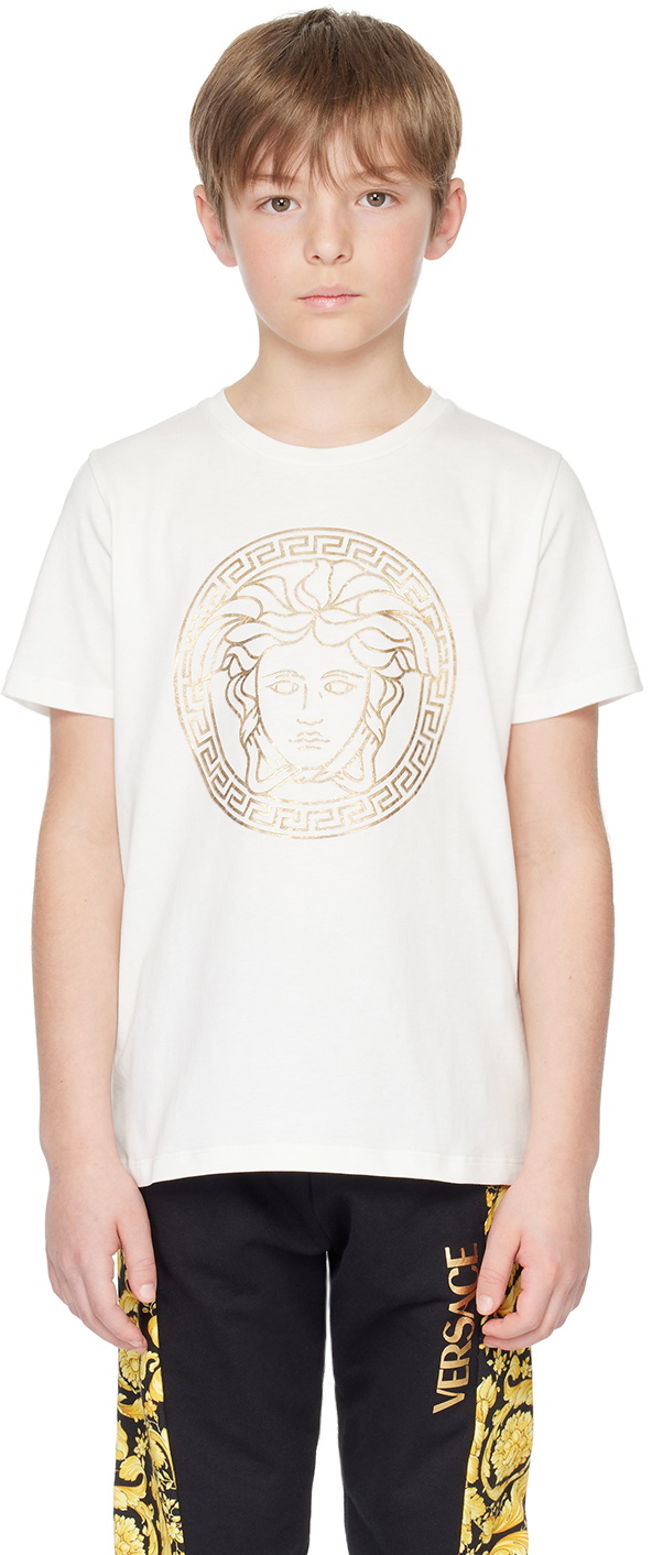 Versace Kids White Medusa T-Shirt Versace