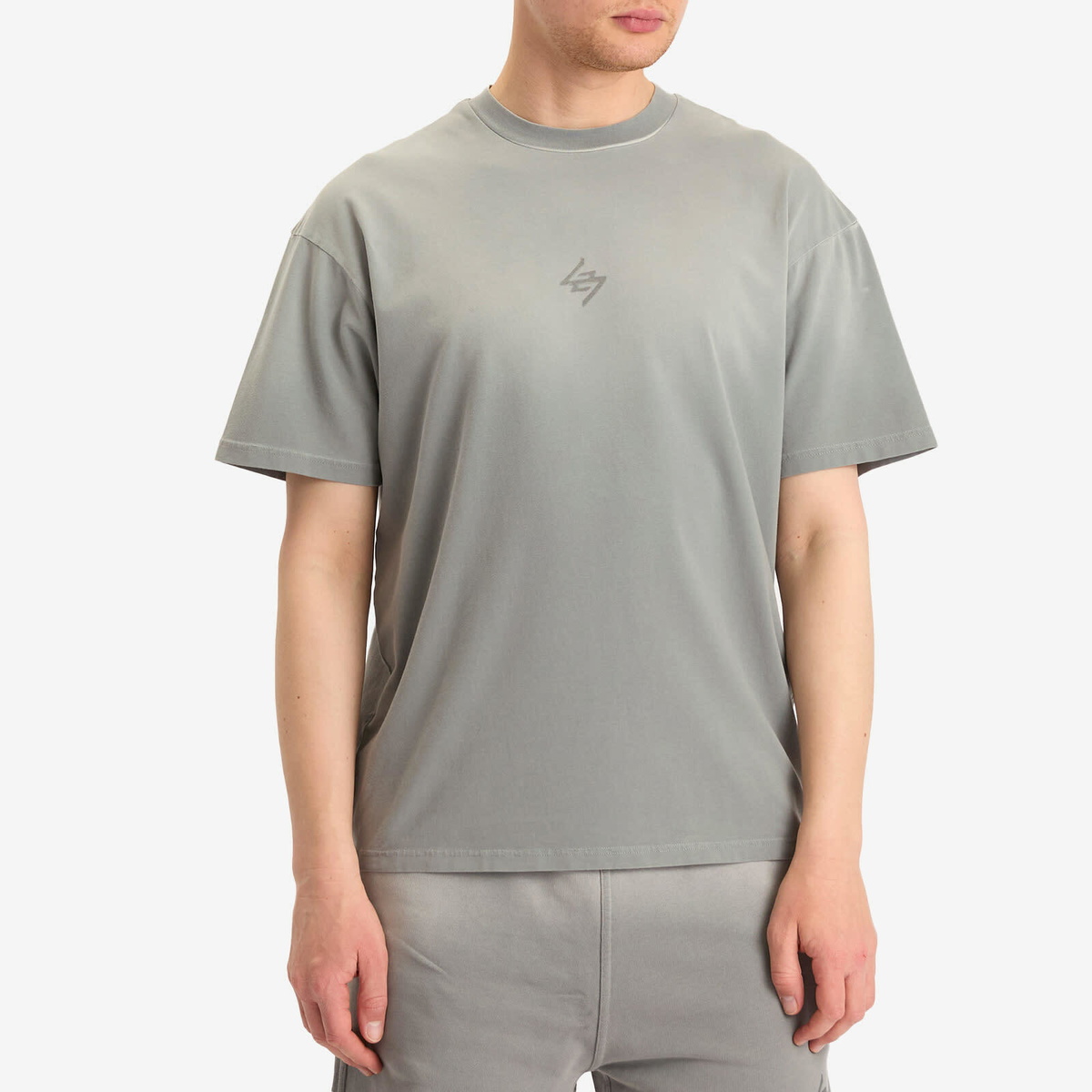 Represent Men's 247 Motion Oversized T-Shirt in Titanium Represent