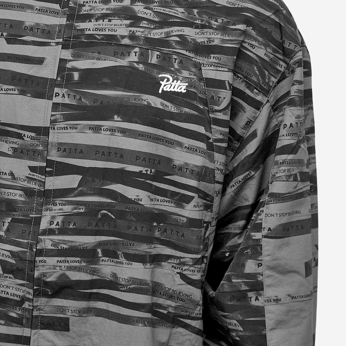 Patta Men's Ribbons Nylon M2 Track Jacket in Multi Patta