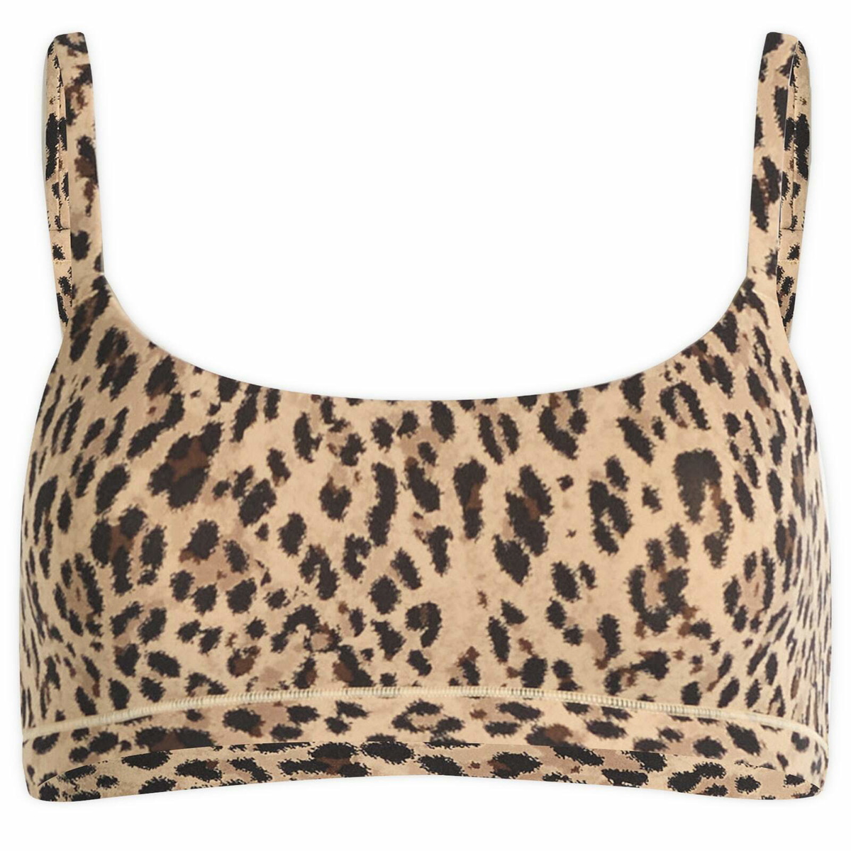 SKIMS Women's Fits Everybody Scoop Bralette in Sienna Jaguar Print SKIMS