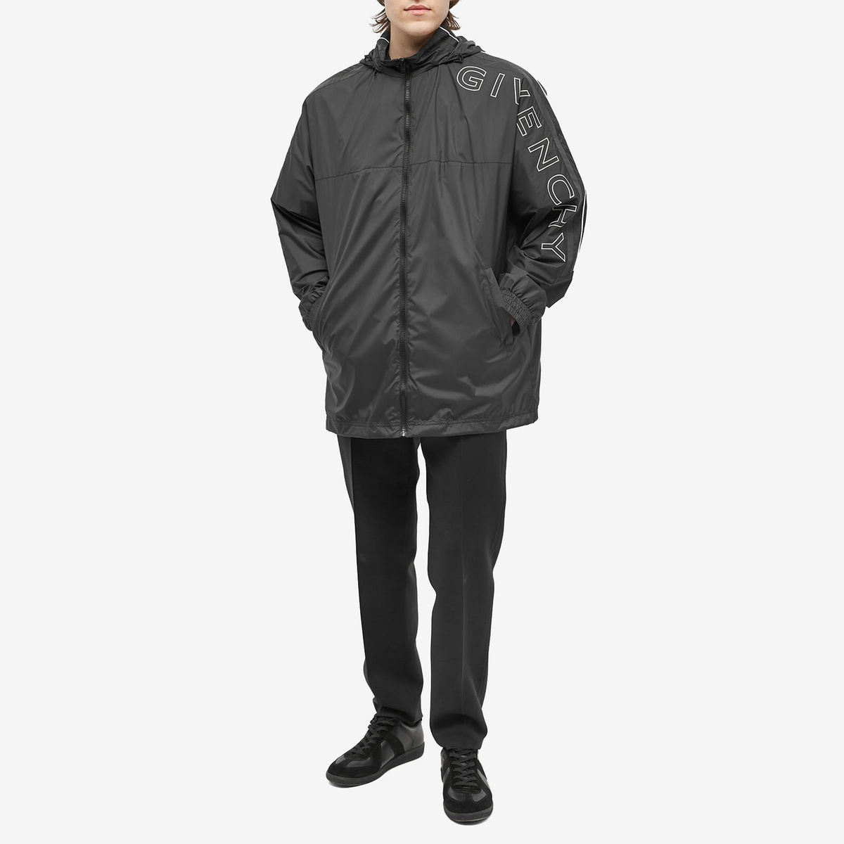 Givenchy Men's Logo Track Jacket in Black Givenchy