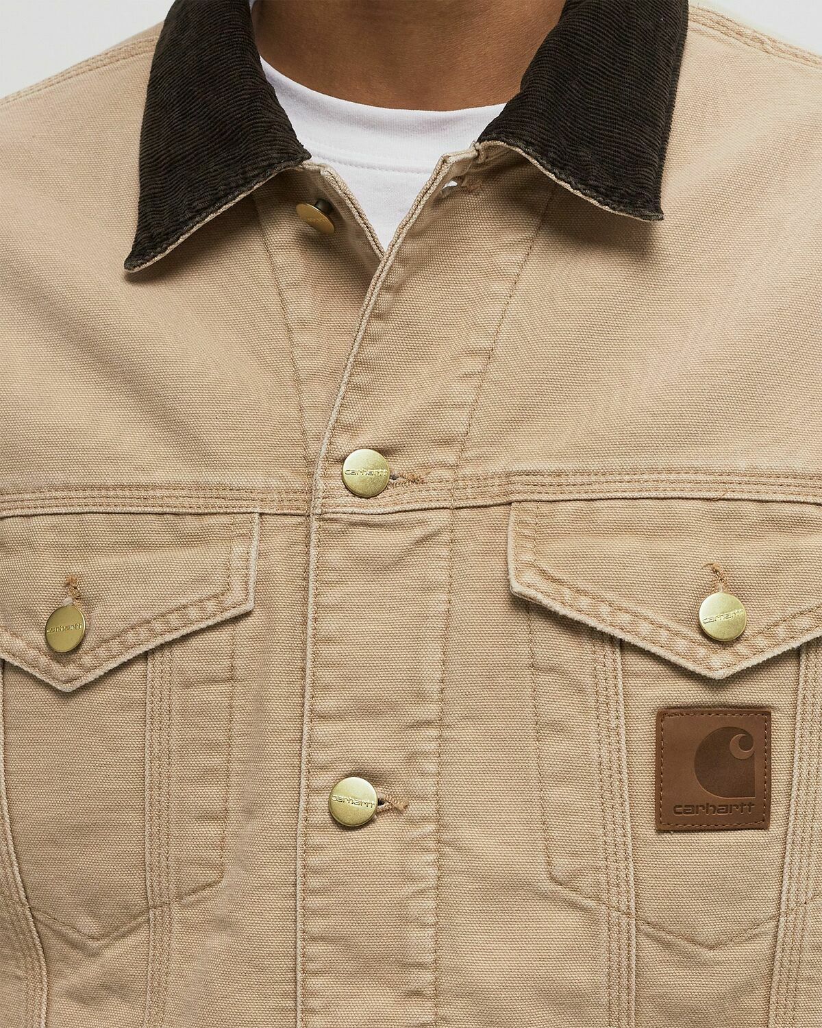 Carhartt WIP Dayton Trucker Jacket Brown Mens Denim Jackets/Overshirt ...
