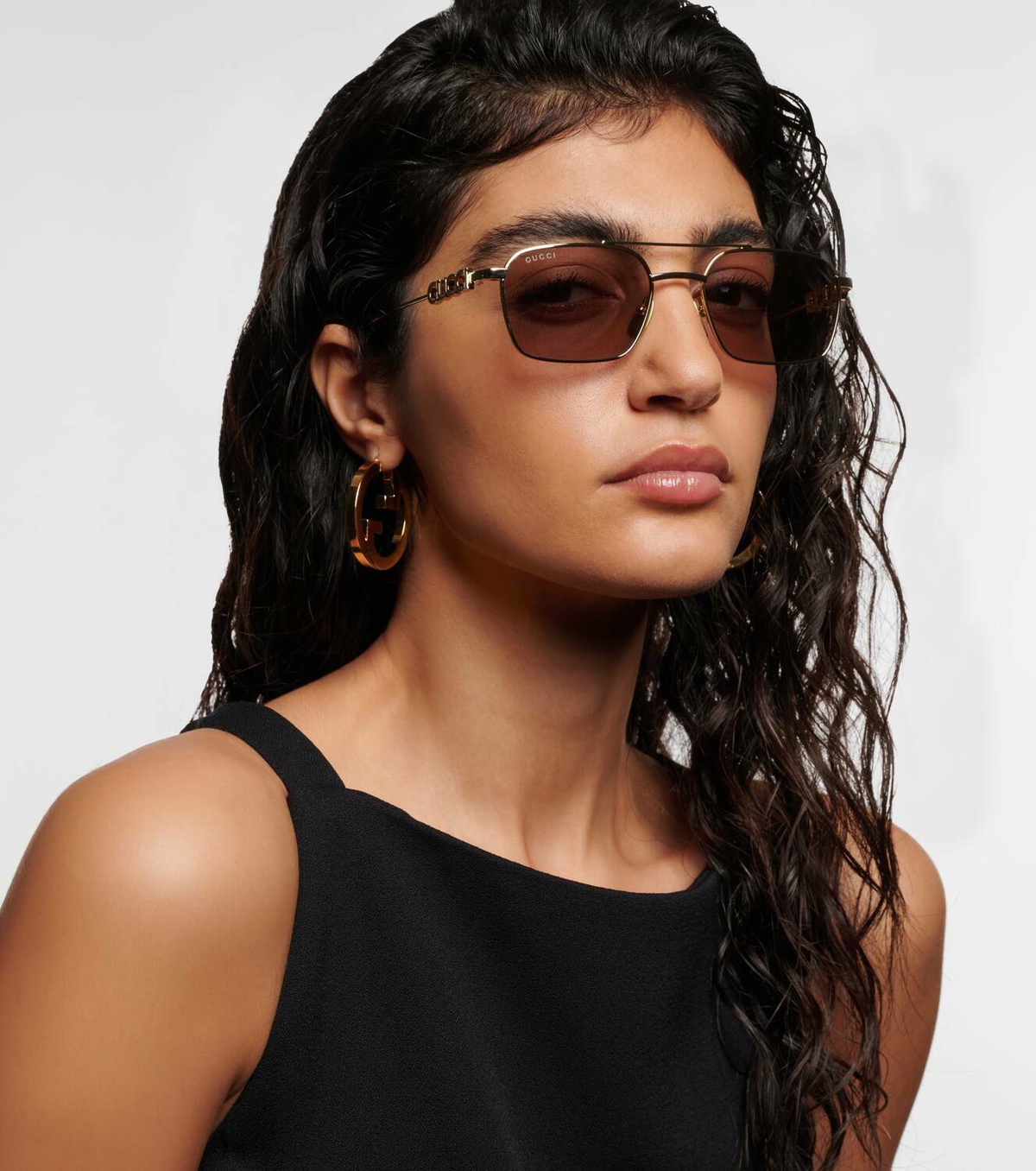 Gucci Gucci Script aviator sunglasses Gucci