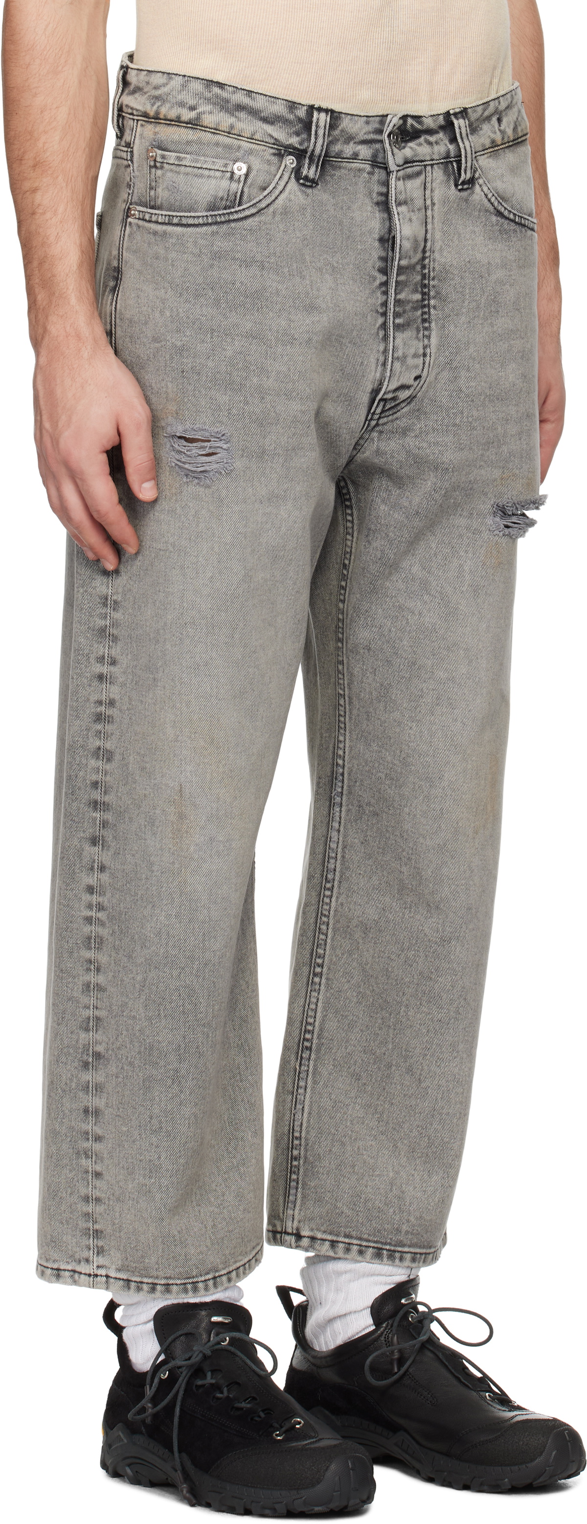 HOPE Gray Drop Jeans HOPE